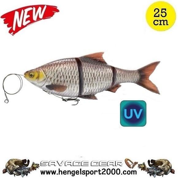 Savage Gear 4D Line Thru Roach 25 cm | Silver Bream Ghost SS ...